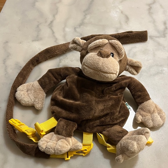 Animal Planet | Accessories | Plush Monkey Backpack With Safety Harness ...